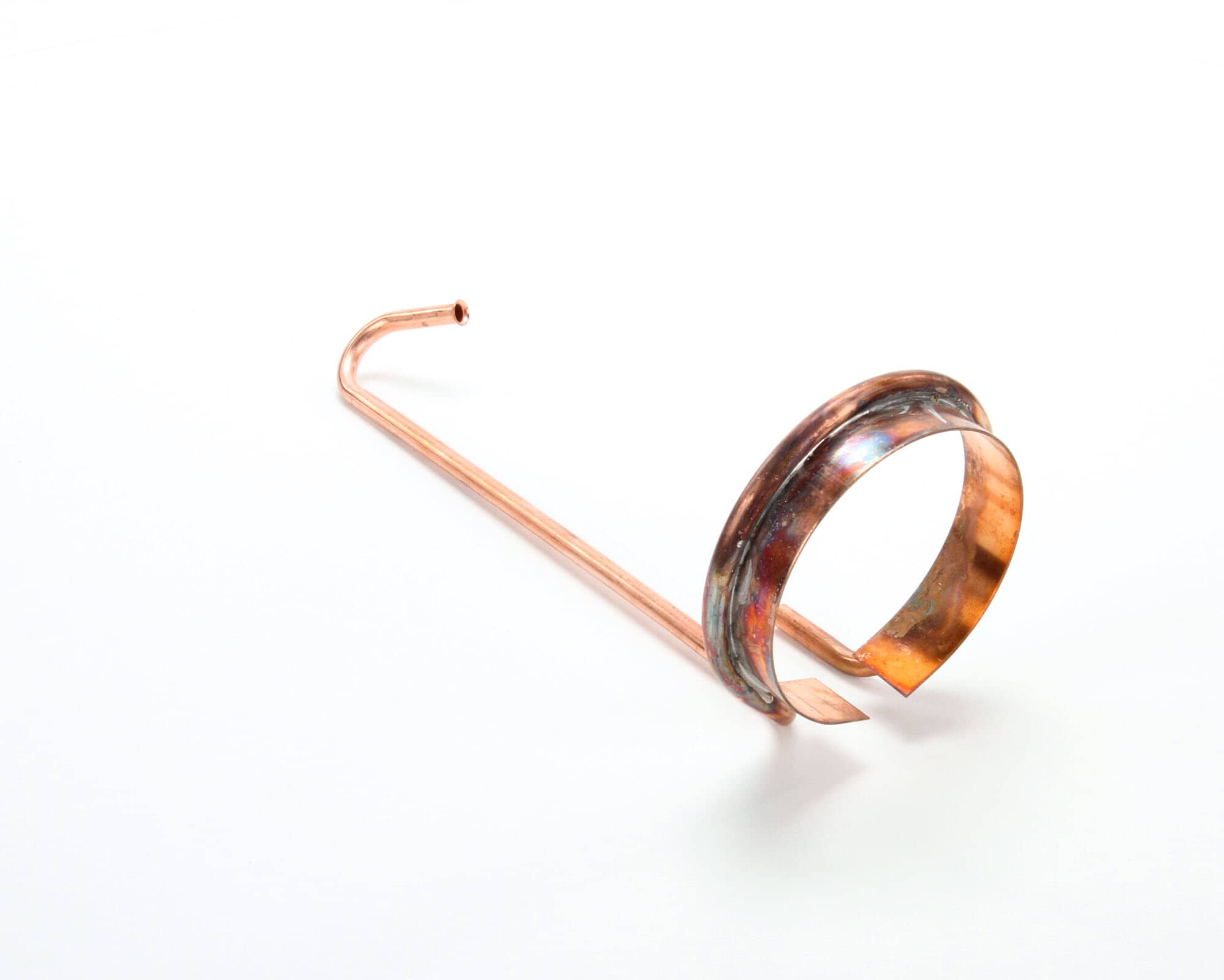 Tubo Enfriador. De Motor Agitador De Banco De Hielo. Cobre