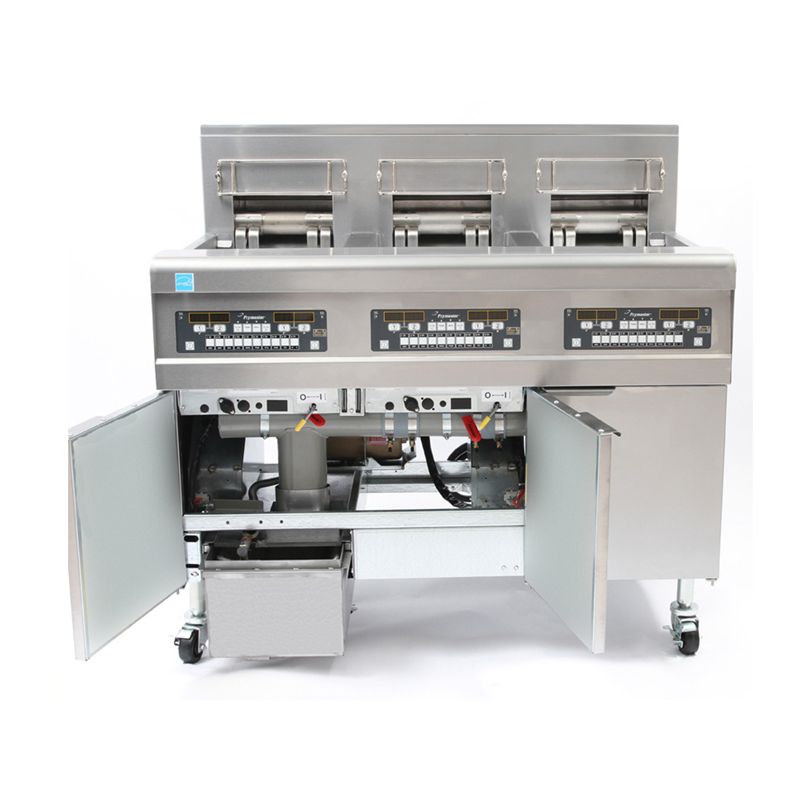 Freidora Gas Propano Frymaster 3 Tinas 3000 Controls Con Filtradora Y Oil Top Automatico. 30 Lb