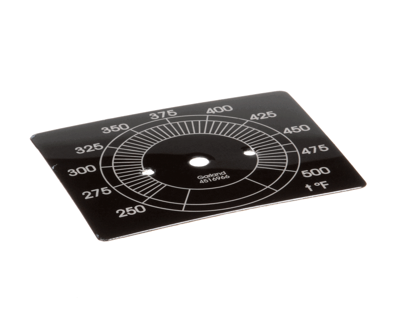 Garland 4516966 CalcomanÍa. Escala De Dial. 250-500f. Control De Plancha